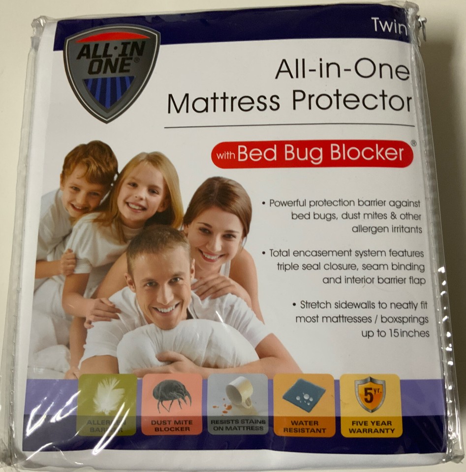 ⚡️All-In-One Mattress Protector With Bed Bug Blocker, TWIN 🆕 | eBay