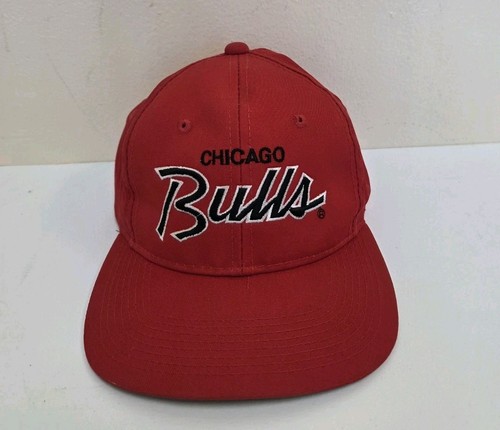 Vintage Sports Specialties Chicago Bulls Script Hat Snapback Jordan NBA ...