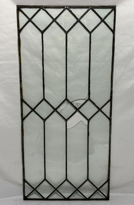 Antique Leaded Clear WAVY Glass Panel Window Casement Door Insert 34 ...