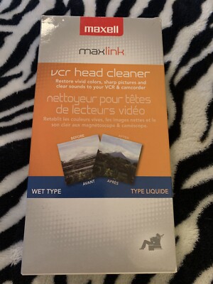 Maxell VCR liquid Head Cleaner | eBay