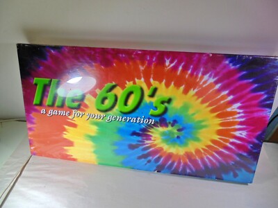The 60's, A Game For Your Generation (Monopoly Style Board Game) - NEW ...