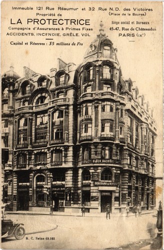 PC FRANCE PARIS (9E) 45-47, RUE DE CHATEAUDUN LA PROTECTRICE (a4456) | eBay