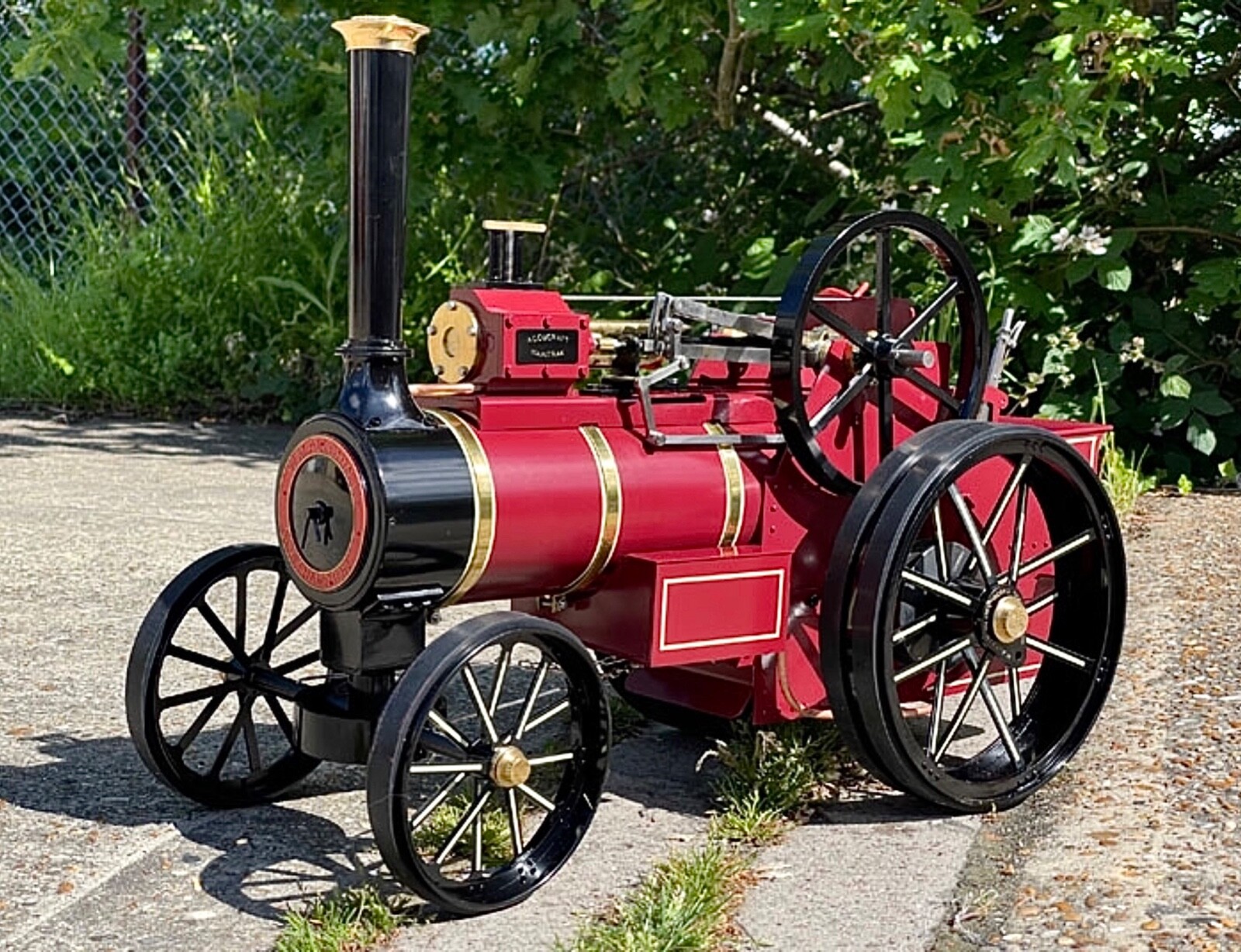 Accucraft /Maxitrak Allchin 1.5" Scale, KT105, Butane fired, Live-Steam ...