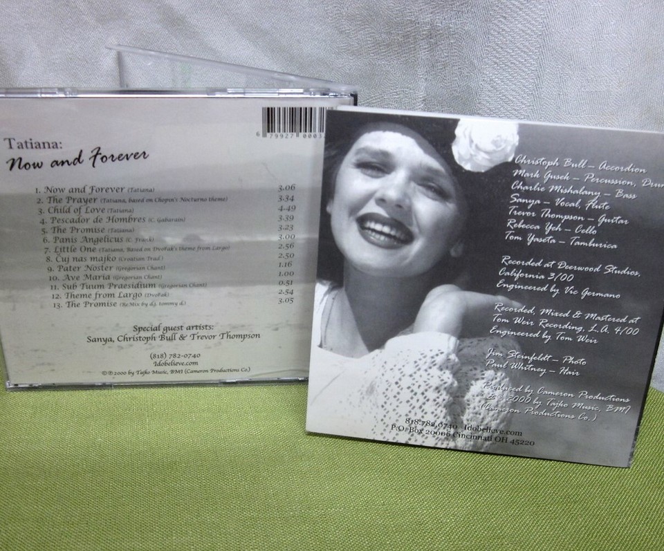 TATIANA aka Tajci Cameron CD Croatian singer Now & Forever 2000 ...