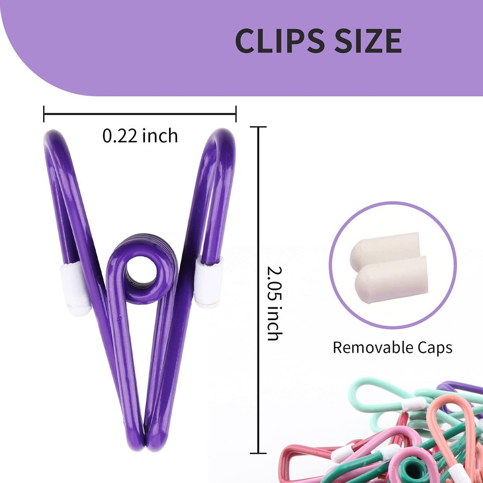 Chip Clips, 30pcs Pvc Coated Material Food Packaging Clip Clips Bag ...