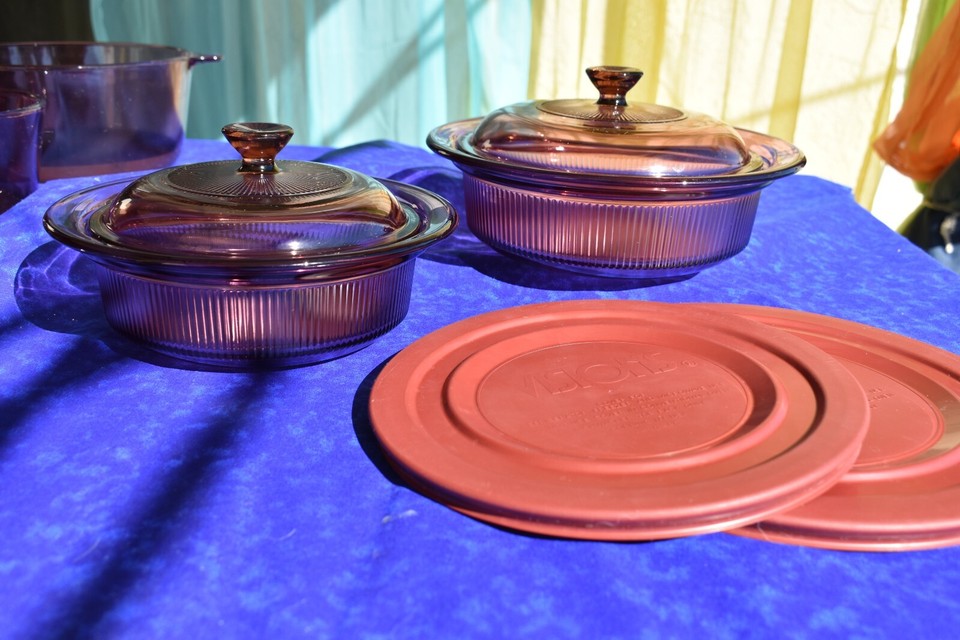 Corning VISIONS Cookware Cranberry | eBay