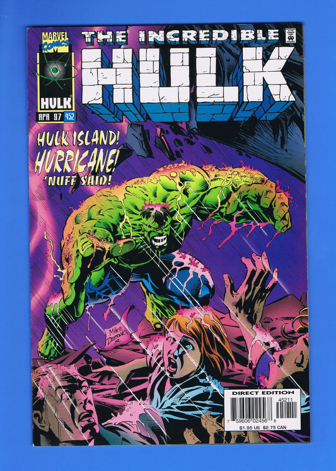 INCREDIBLE HULK #452 HULK ISLAND HURRICANE (MARVEL) NEW NM/NM+ | eBay
