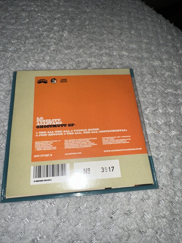 Lo Fidelity Allstars- Ghostmutt EP CD single Ltd Numbered Edition ...