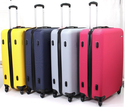 Large 28" Hard Shell Suitcase 4 Wheel Case Spinner Luggage Bag Trolley ...