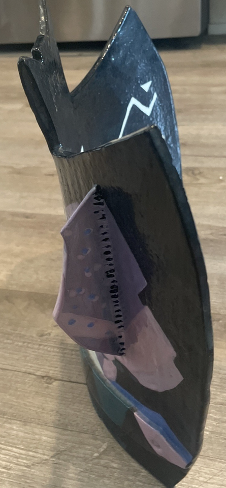 Signed by Artist R. Platner Original Hand Painted Ceramic Face/Mask ...