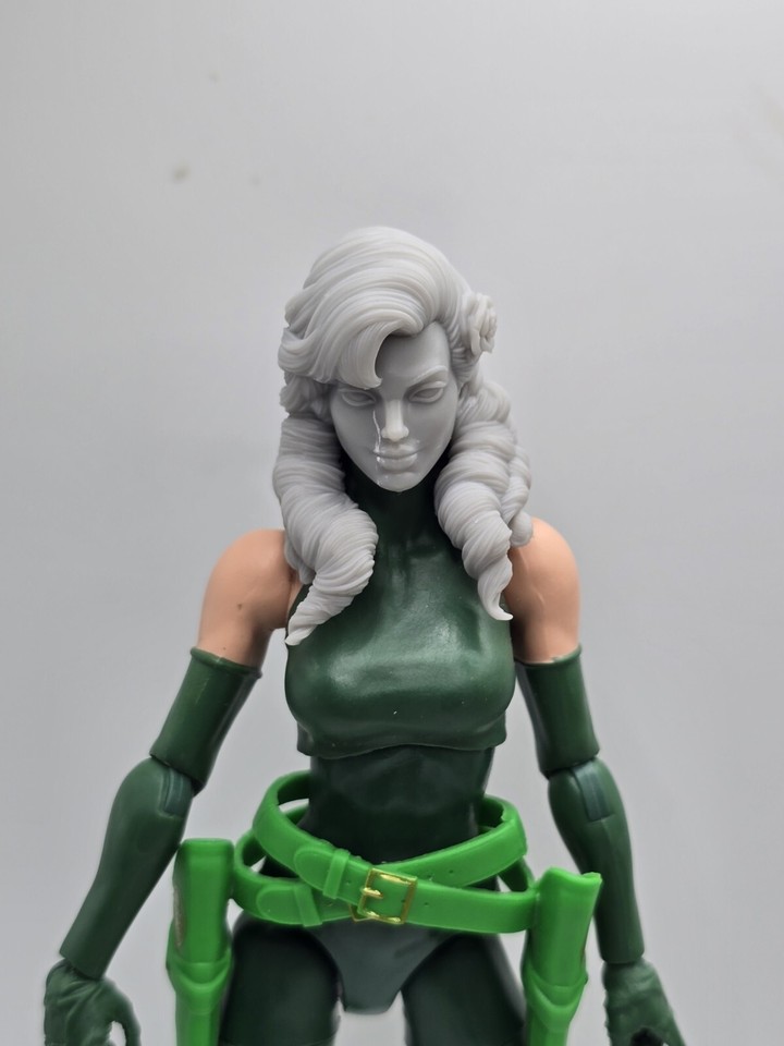 3d Printed BOMBSHELL BLACK CANARY HEAD #1 1:12 6" Joe Classified/Marvel ...