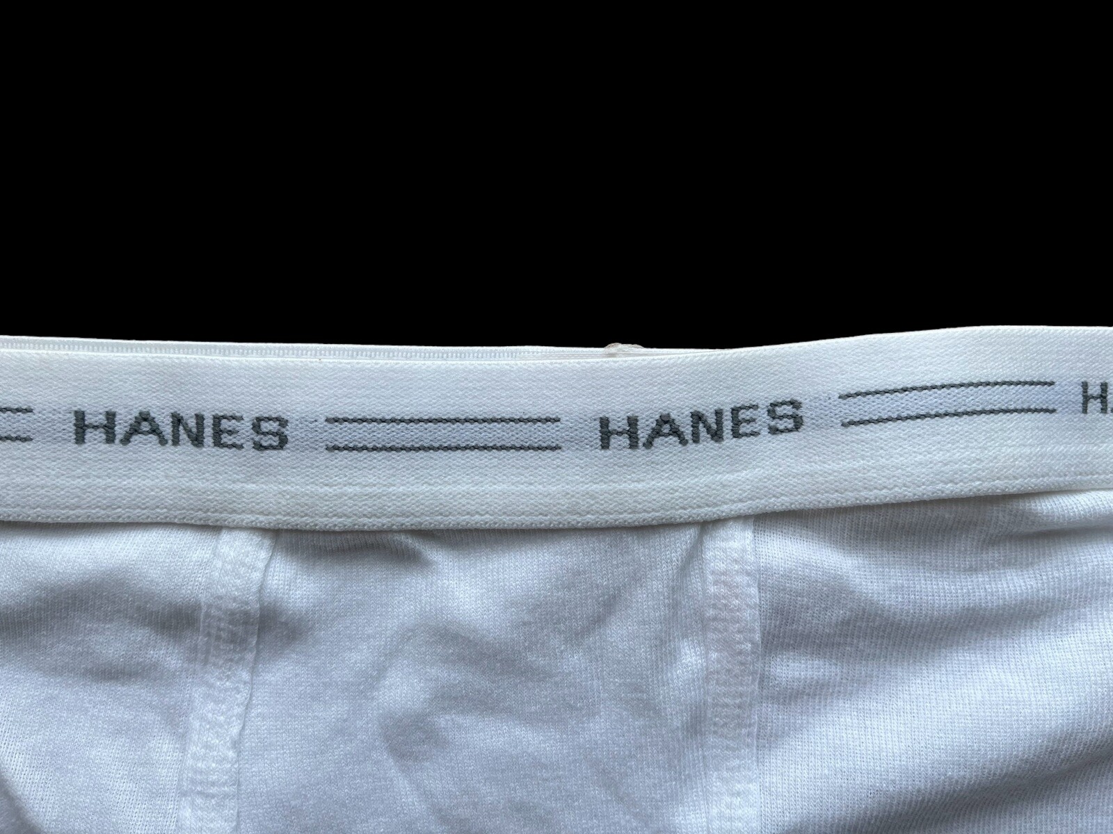 5 VTG HANES COMFORT FLEX GRAY STRIPE TIGHTY WHITIES BRIEF UNDERWEAR NOS ...