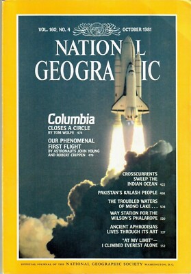 Astronaut Steven Hawley Signed Page 491 in October 1981 National ...