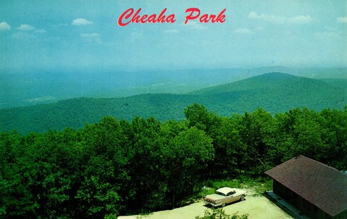 Postcard cabin at Cheaha State park Alabama | eBay