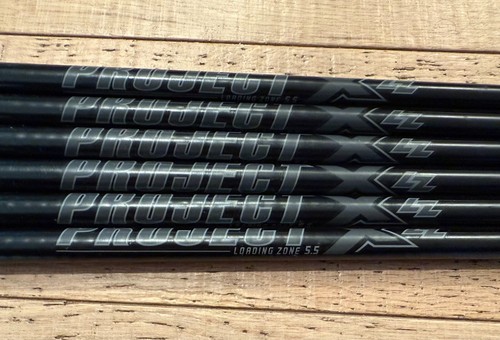 Project X LZ Blackout .355 Steel Iron Shafts 5-PW 5.5 Regular Flex Lot ...