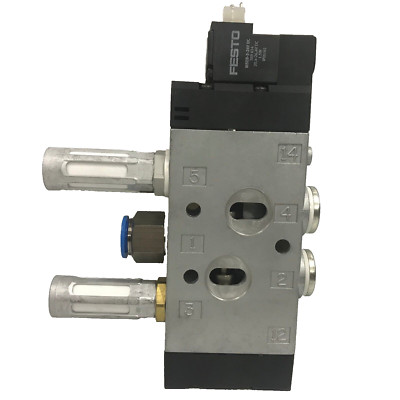 FESTO CPE-24-SA 665149 5/2-Way G1/4 24V DC Pneumatic Valve Mounting ...