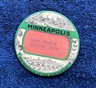 1940's Minneapolis Name Badge Metropolis Of The Northwest 2 1/2" Cello ...