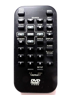 MATSUI PORTABLE DVD PLAYER REMOTE CONTROL | eBay