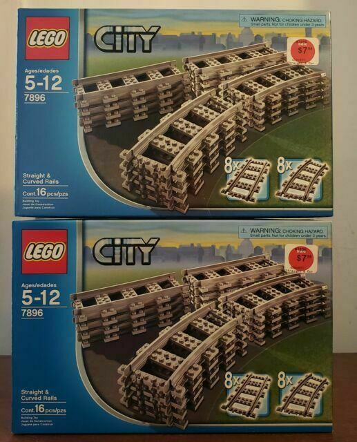 LEGO CITY: Straight and Curved Rails (7896) for sale online | eBay UK