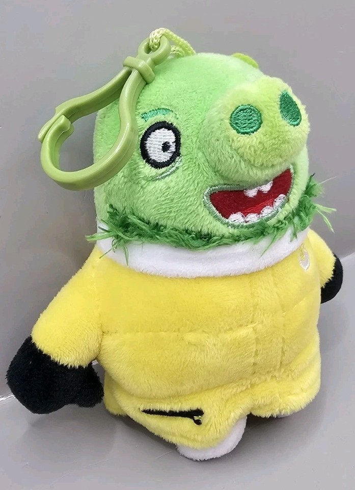 Angry Birds Green Pig Bag Clip Eagle Island Cuddly Soft Toy Plush 5 ...