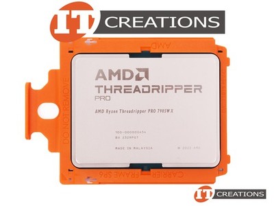 AMD RYZEN THREADRIPPER PRO 64 CORE PROCESSOR 7985WX 3.2GHZ CPU 100 ...