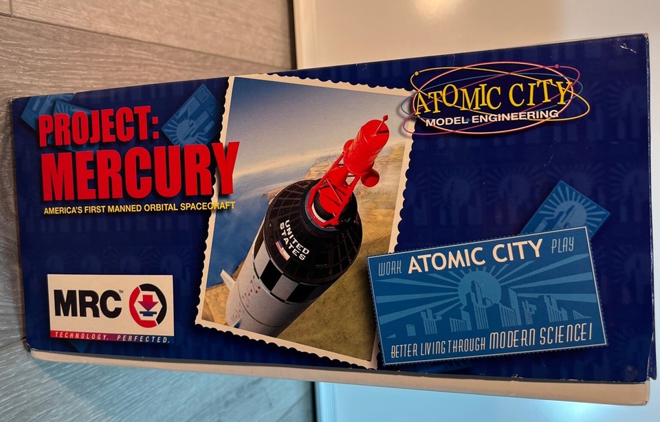 MRC Project Mercury Capsule Space Program Plastic Model Kit 1/12 Scale ...