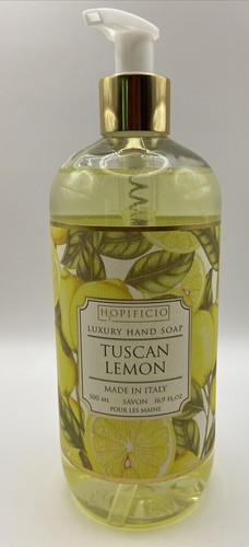 HOPIFICIO Firenze Tuscan Lemon Luxury Hand Soap 16.9 fl oz Made in ...