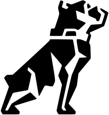 Mack trucks Mack dog Vinyl White sticker Decal Die cut 6'' width by 6 ...