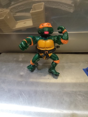 TMNT Wacky Action Mikey Figure 1990 Teenage Mutant Ninja Turtles ...