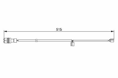 Bosch Front Brake Pad Wear Sensor AP239 fits Porsche 911 993 3.6 ...