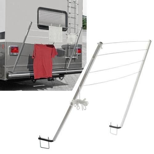 Clothesline Drying Rack Bumper Mount 48" Long Clothes Line For RV ...