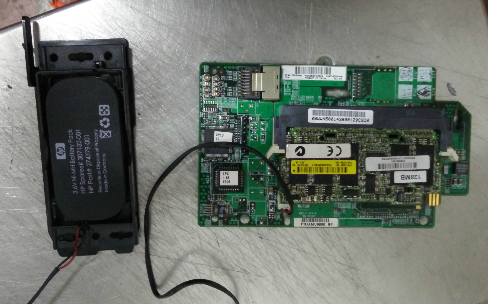 HP DL360G5 Smart Array 412205-001 w/ 413486-001 128MB Cache & 307132-001 Battery | eBay