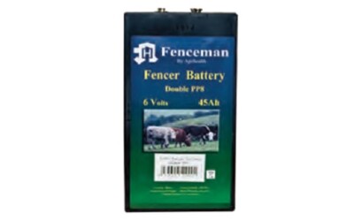 Fenceman Battery Double PP8 6v 45Ah Alkaline energiser fencer hotline ...