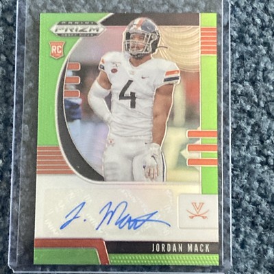 JORDAN MACK 2020 Panini Prizm Draft Picks ROOKIE AUTO Green 108/125 | eBay