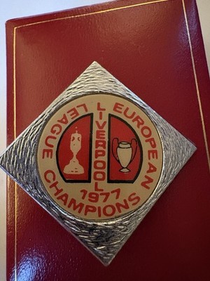 Liverpool European Champions 1977 Pin Badge | eBay UK