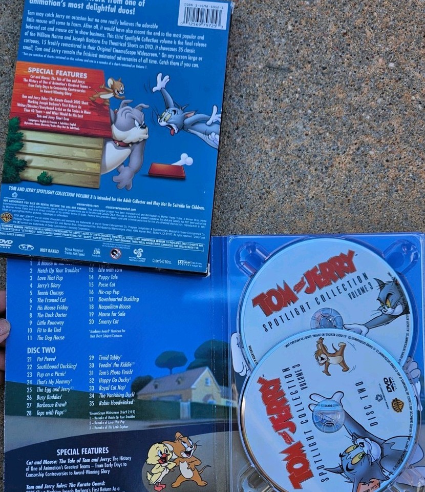 Tom and Jerry Spotlight Collection: Vol. 1-3 (DVD, 2007, 6-Disc Set) | eBay