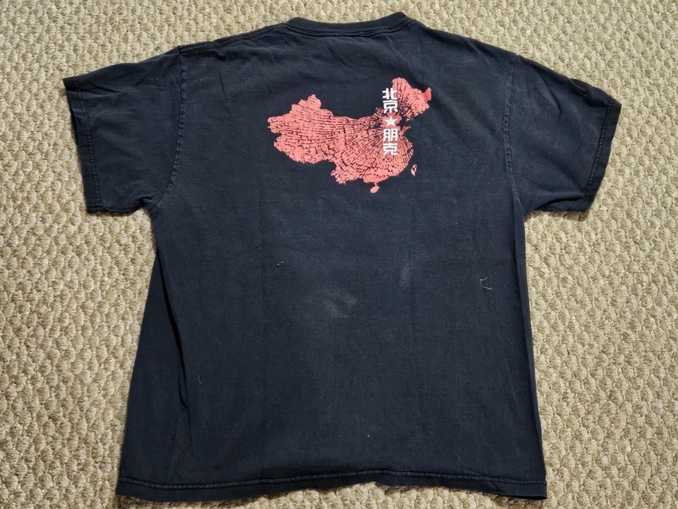 Vintage 2006 BRAIN FAILURE "Beijing Punk" 2 Sided Punk Band T-Shirt Sz ...