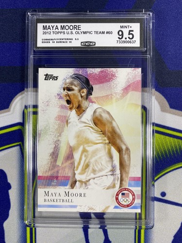 Maya Moore 2012 Topps US Olympic Team 60 CCG 9.5 RC | eBay
