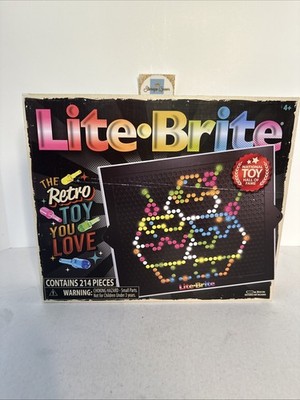 Basic Fun Lite-Brite 4 Light Modes 214 Pieces Toy P21 885561022155| eBay