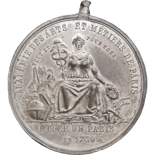 Paris Academy of Arts and Crafts, Medal awarded to civil engineer APC ...