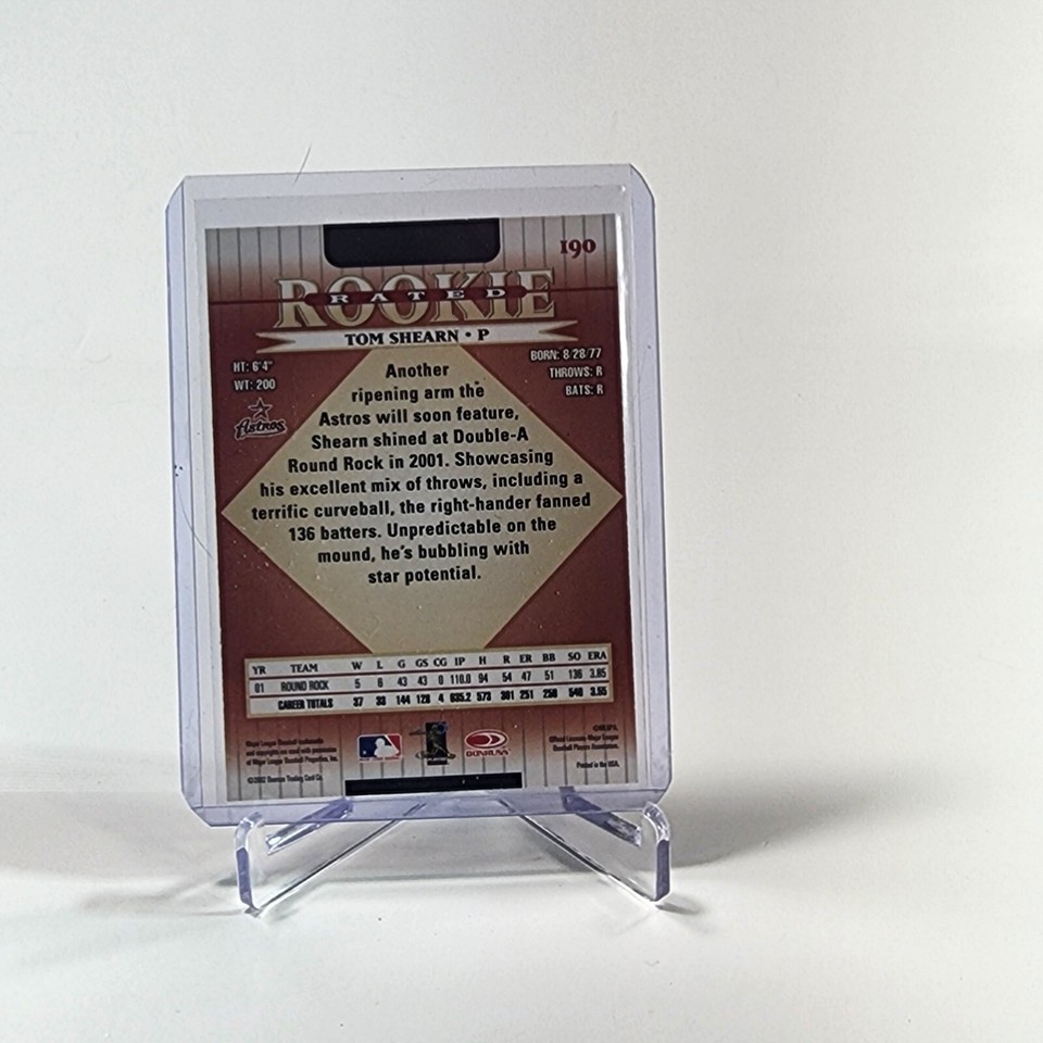 2002 Donruss #190 Tom Shearn RC | eBay