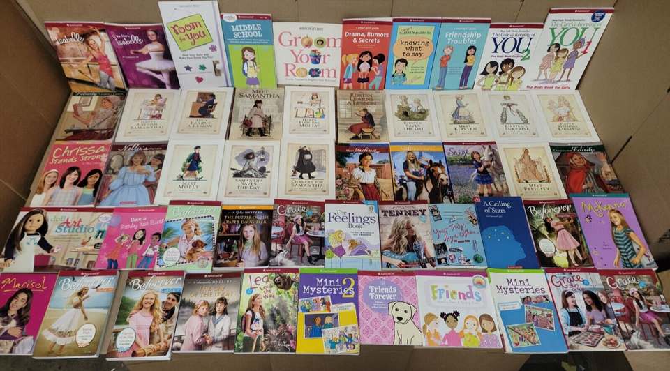 Lot of 10 American Girl Library Doll Collection History Child KIDs ...