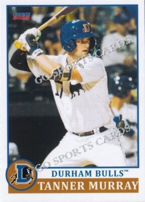 2023 Durham Bulls Tanner Murray RC Rookie Tampa Bay Rays Minor League ...