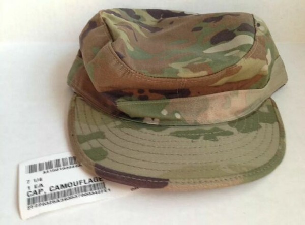US Military OCP Patrol Cap Woodland Desert Camouflage Pattern Hat 7 1/4 ...