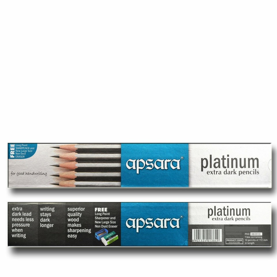 HB Pencils Rubber Eraser and Sharpener FREE Sharper best DRAWING SCHOOL ...