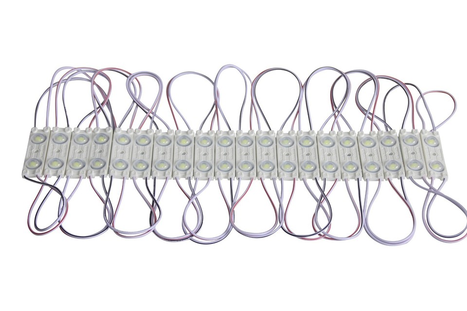 20X 2er LED Module Blue 12V Rohs Werbetechnik Ad Lighting Illuminated ...