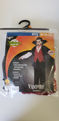 Halloween Rubie's Vampire Costume Child Size M 8-10 | eBay