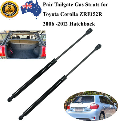 2 Tailgate Boot Gas Struts for Toyota Corolla Hatchback 2006-2012 ...