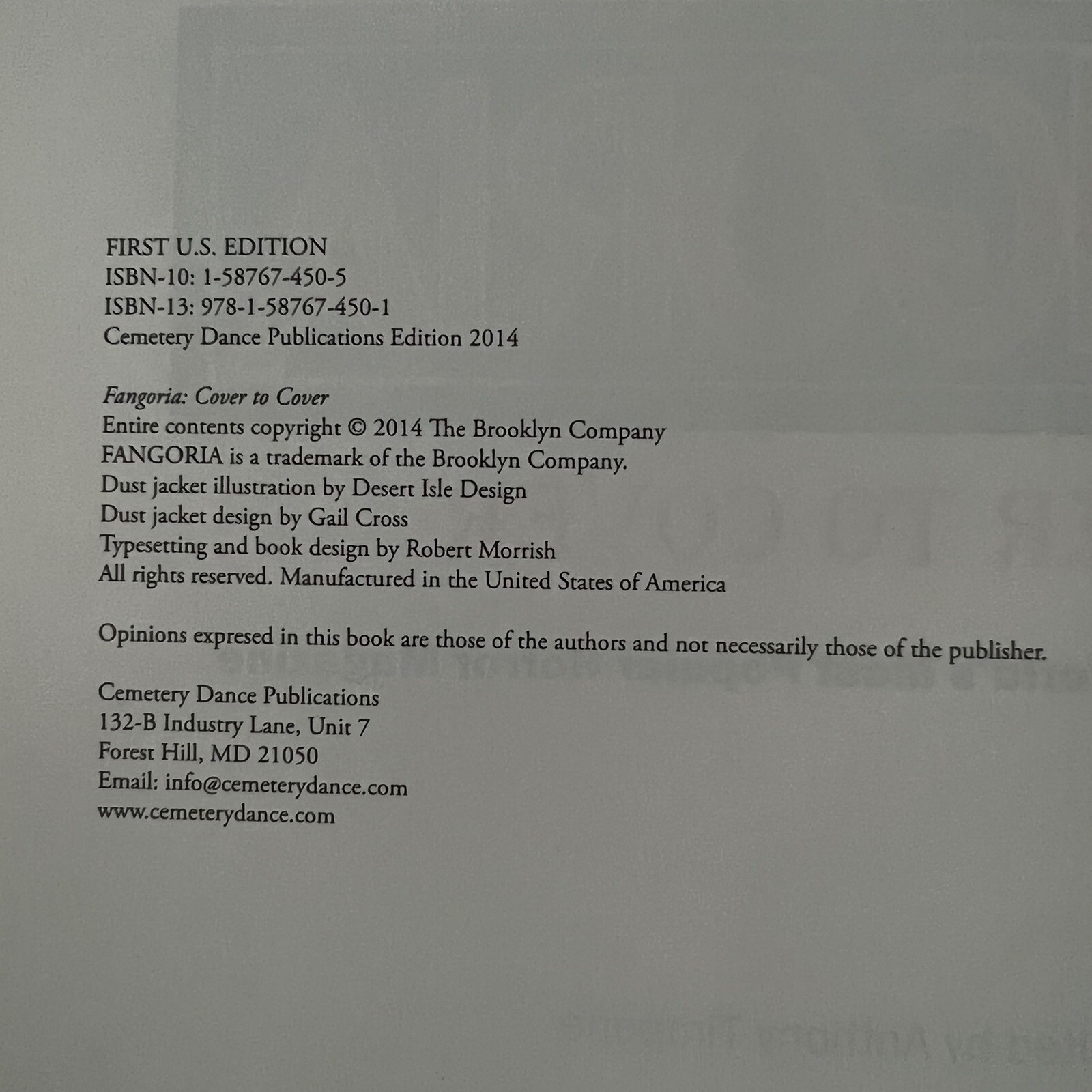 Fangoria Cover to Cover by Anthony Timpone, Michael Gingold and Bruce ...