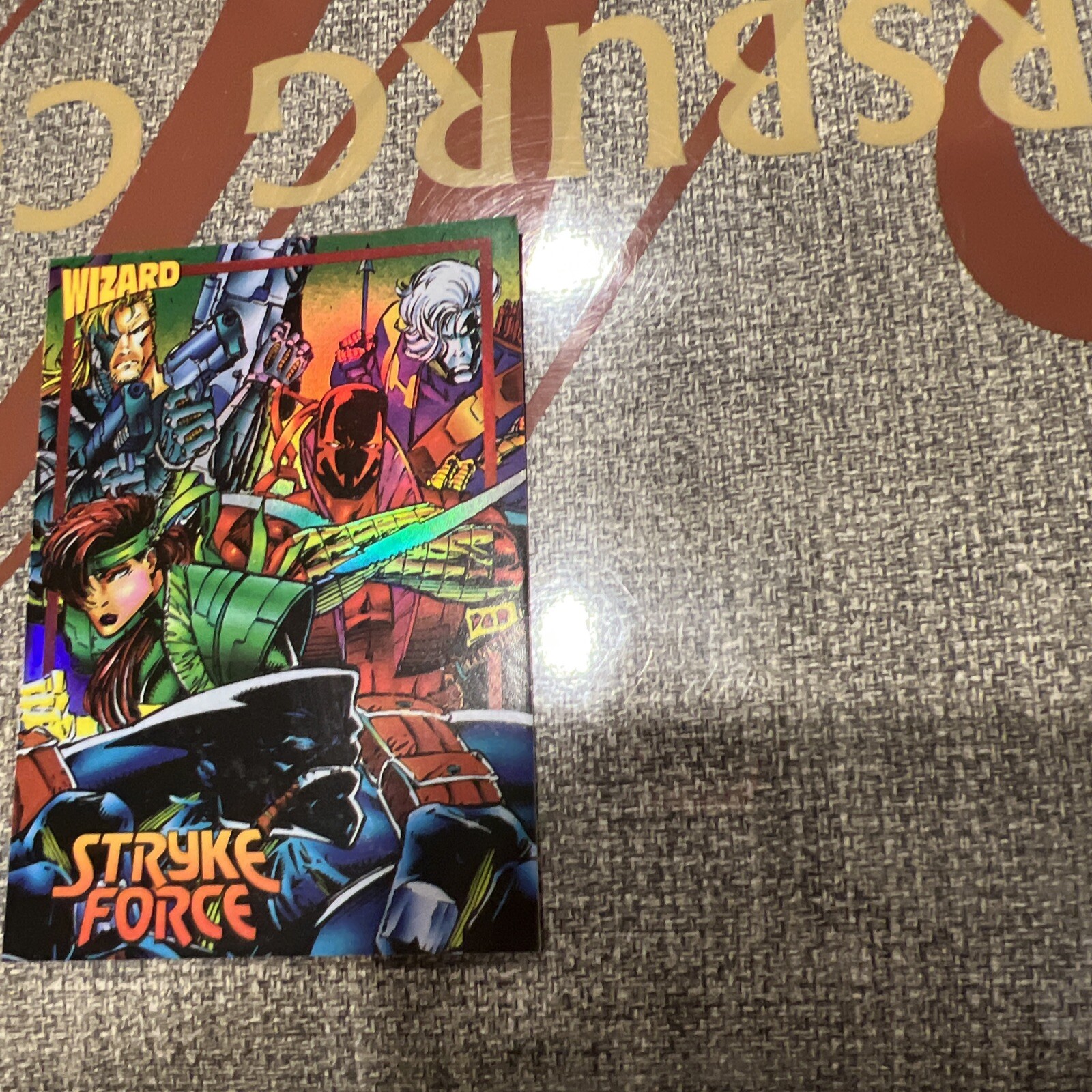 1993 Wizard Stryke Force #9 Prizm Promo Trading Card 🔥0702 | eBay